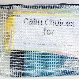 Sensory Calming Bag: Autism Travel Kit With Fidget Toys - Etsy