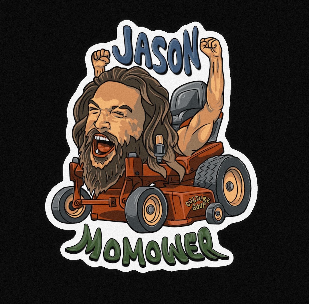 Jason Momower Pun Sticker: Funny Waterproof Vinyl Decal - Etsy