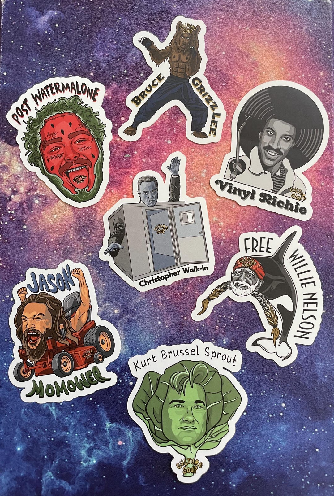 Funny Pun Sticker Decal Set: Pop Culture Meme Waterproof Vinyl - Etsy