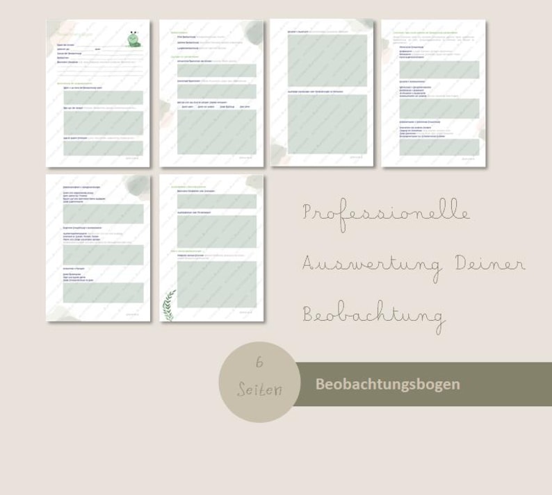 Observation Sheet | Observation Note | Educator | Kindergarten ...