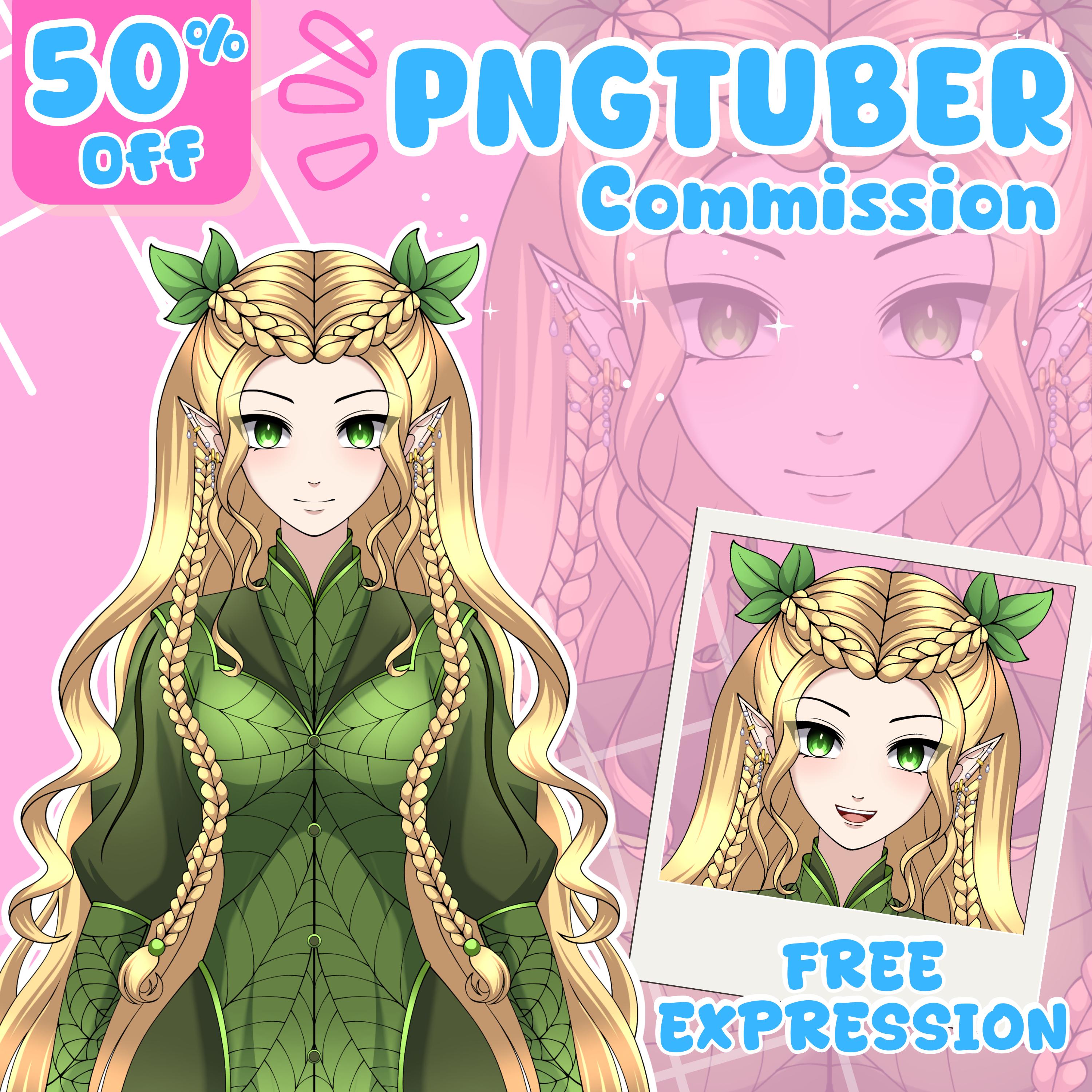 Custom Pngtuber Model | Anime Avatar for Streaming | Vtuber PNG ...