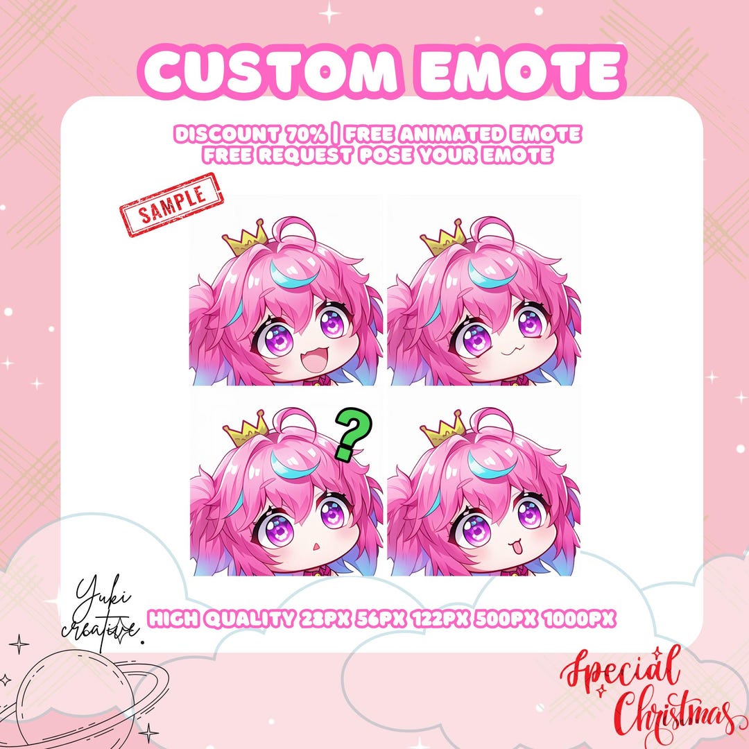 Custom Animated Emotes, Emojis, Sub Emotes for Your Twitch, Youtube ...
