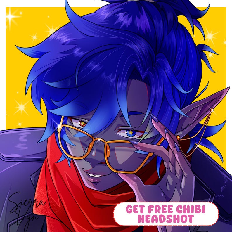 Custom Anime Profile Picture: Hand-drawn PFP Commission - Etsy