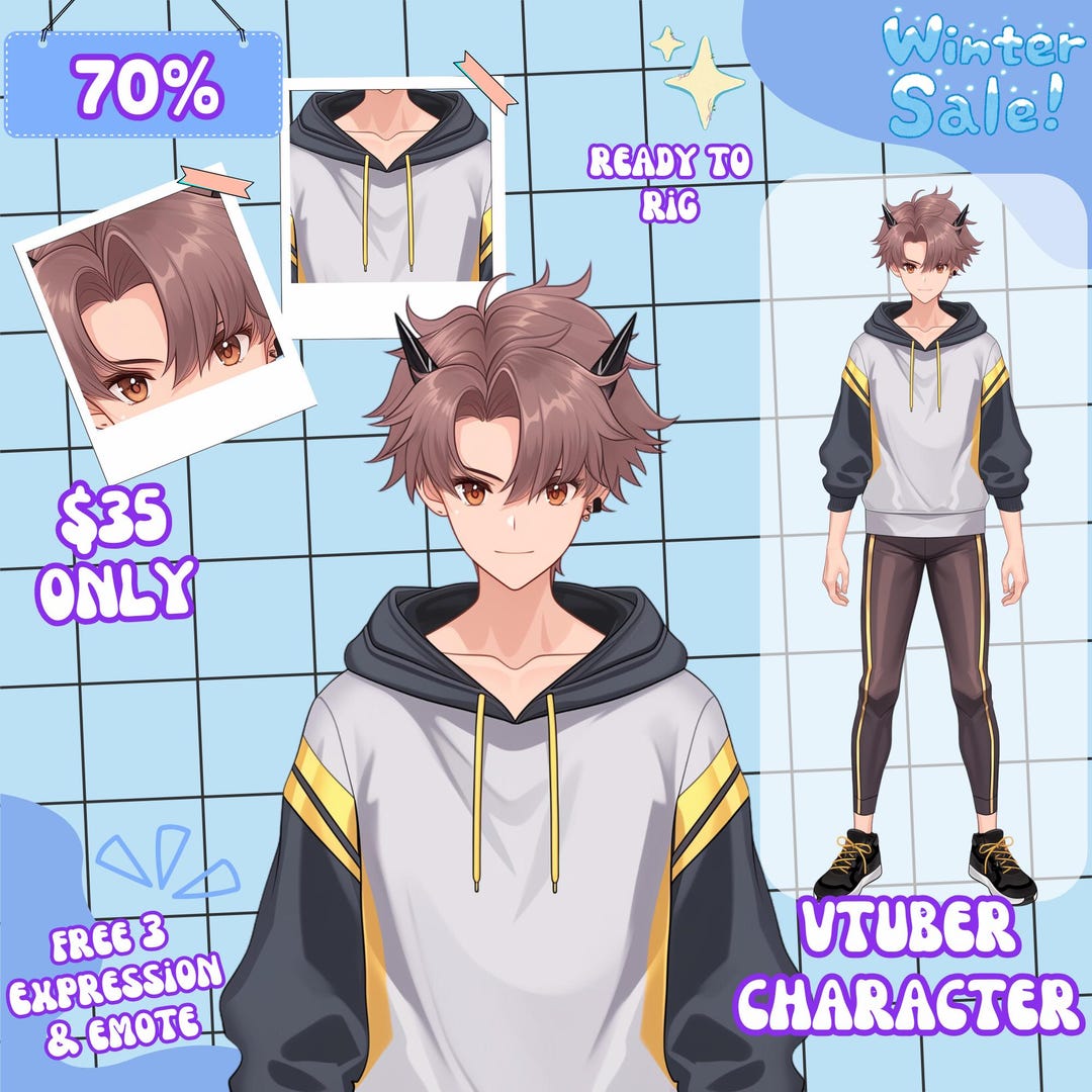 Custom Vtuber Model Live2d Vtuber Commission, Vtuber Assets, Vtuber ...