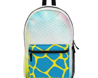 Backpack Neon Pink Hipster Backpack Rucksack Cycling Bag - Etsy