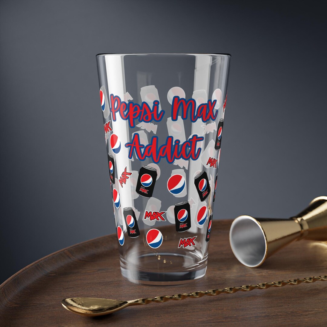 Pepsi Max Glass Pepsi Gift Pepsi Max Addict Pepsi Max Lover Custom ...