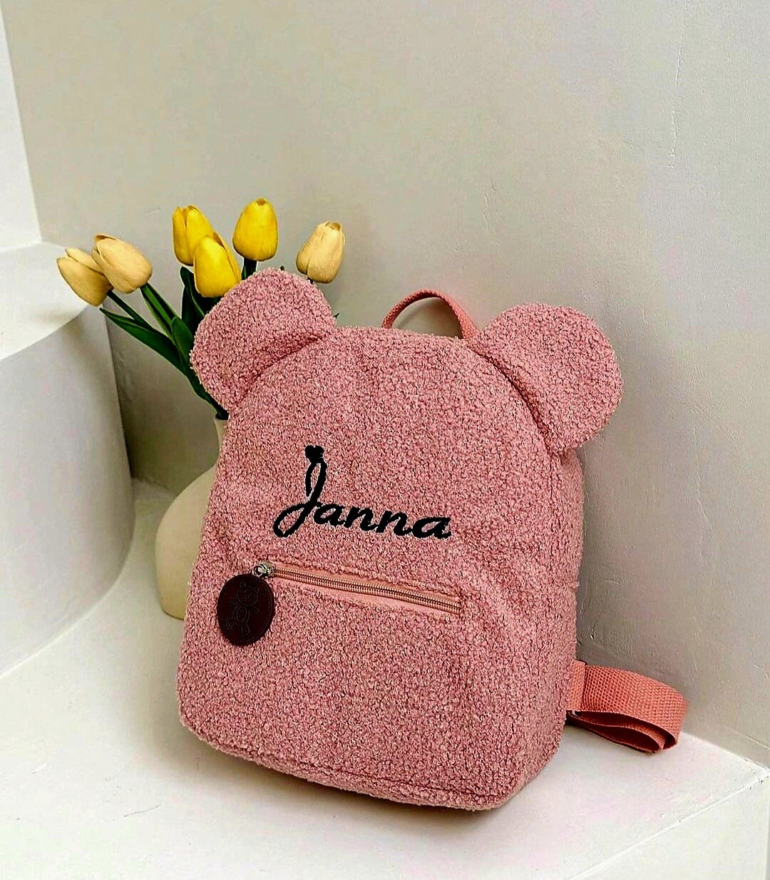 Personalized Teddy Bear Backpack Bag, Plush Teddy Bear Bag for Kids ...