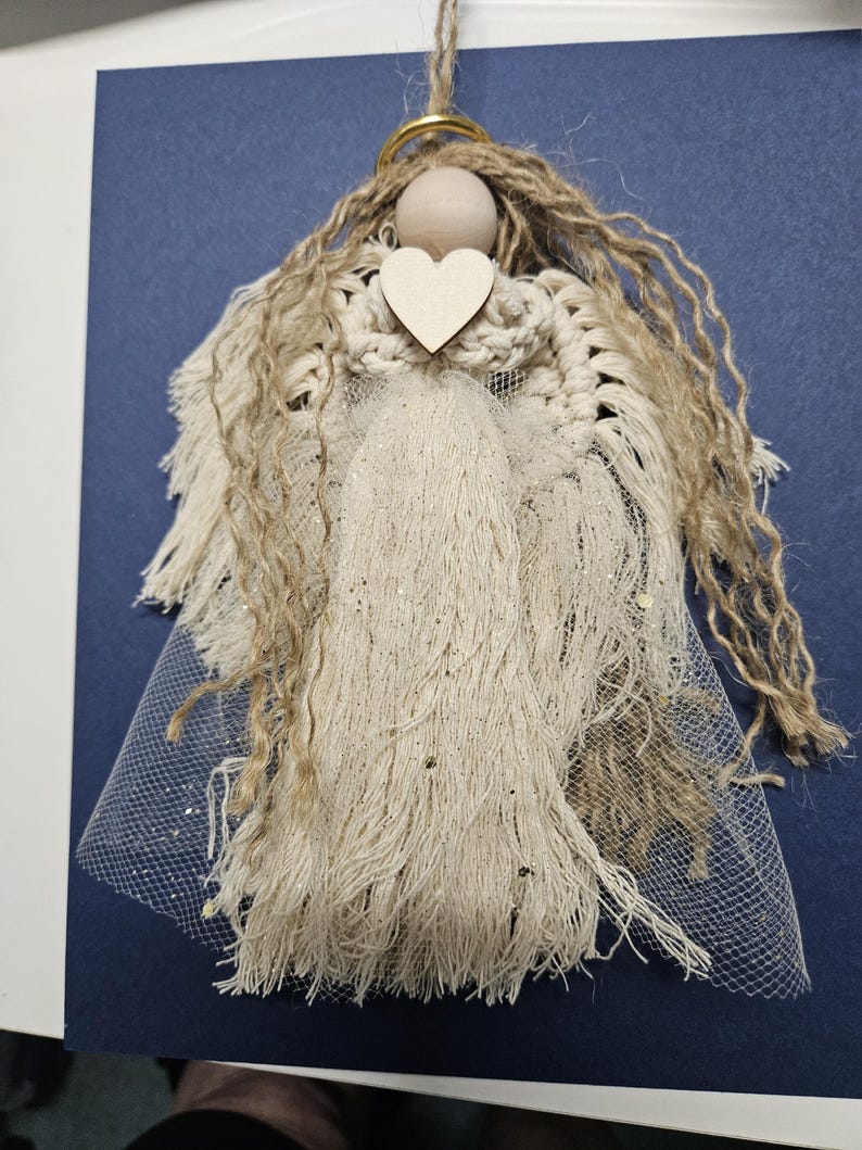 Macrame Angel - Etsy