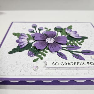Card With Flowers - Etsy