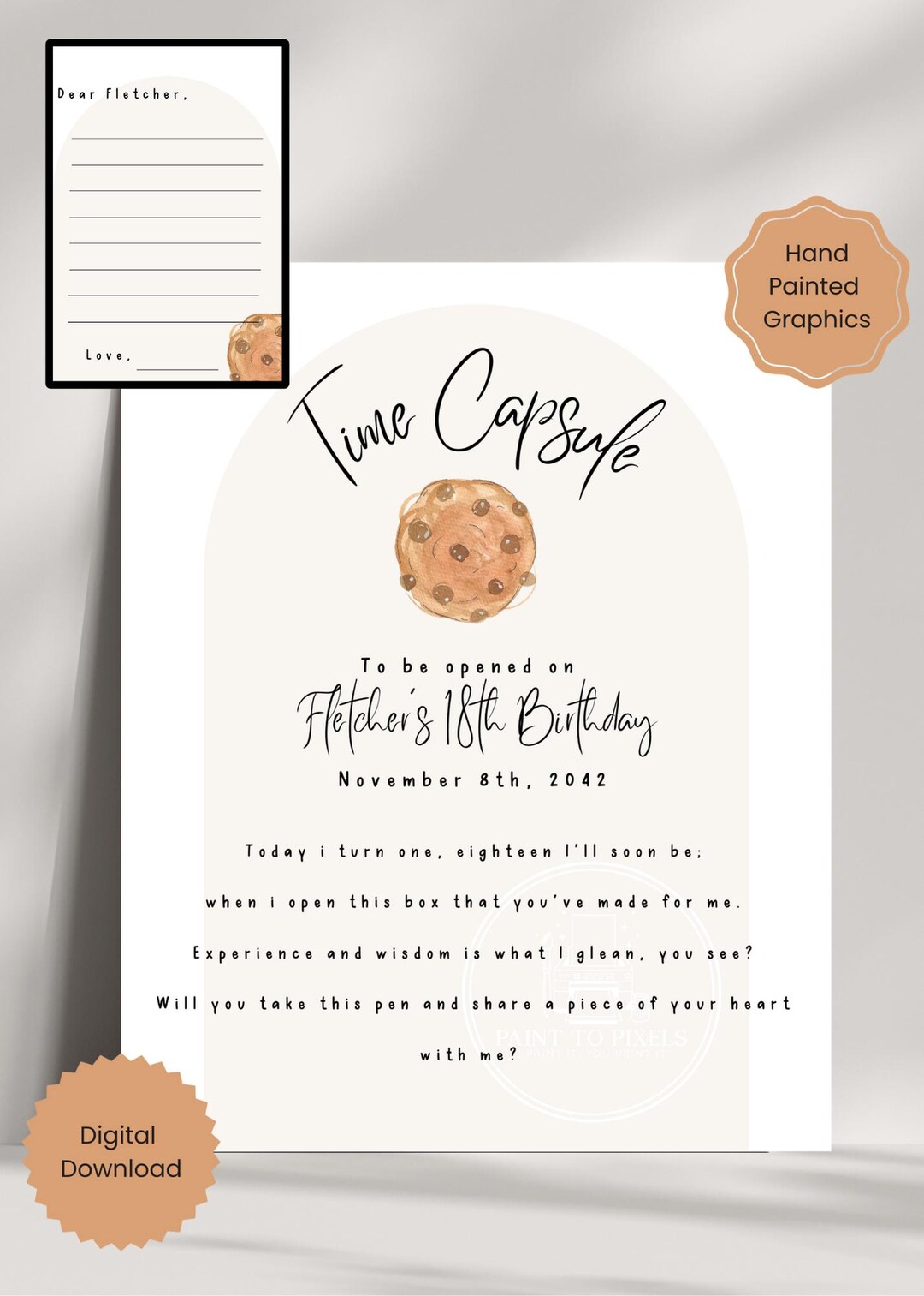 Time Capsule, Sweet One Birthday, FIRST BIRTHDAY, Cookie Birthday ...