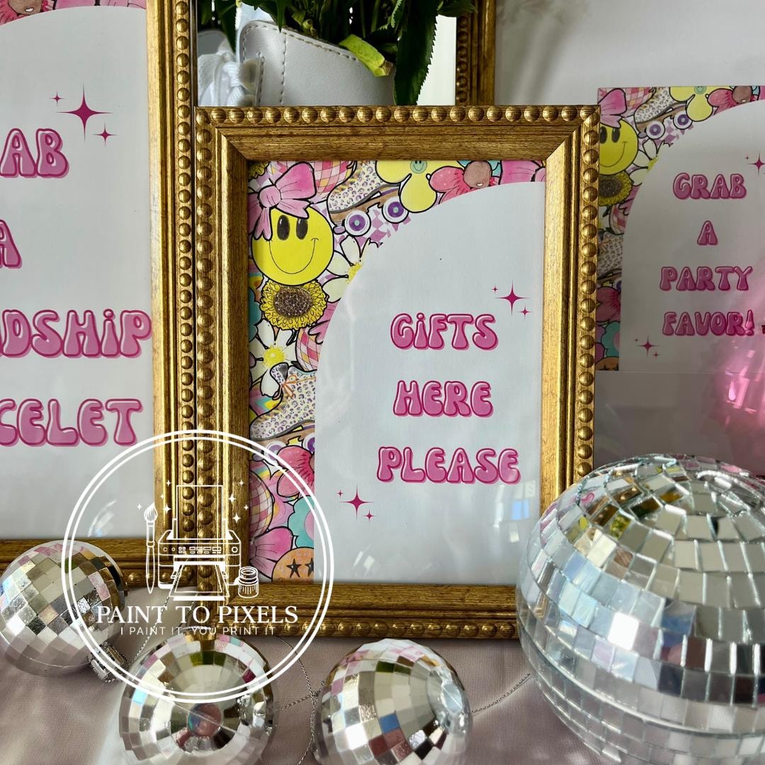 Hand Painted Custom Signs, Retro Smiley Face, Custom Signs, Disco Decor ...