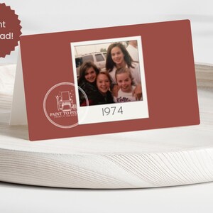 Polaroid Frame, Food Tents, Place Cards, Custom Polaroid, Polaroid ...