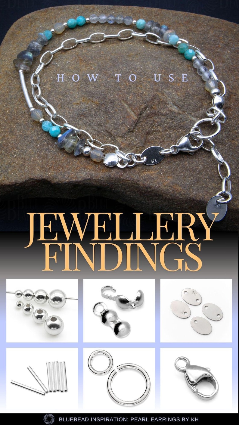 Solid Sterling Silver Calotte Ends Clamshell With Closed Loop Cap Knot ...