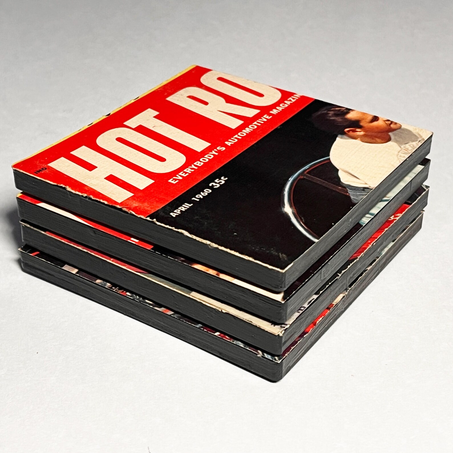 Hot Rod Magazine Cover as Drink Coasters 1929 Ford 22 Jr. Tony Nancy ...