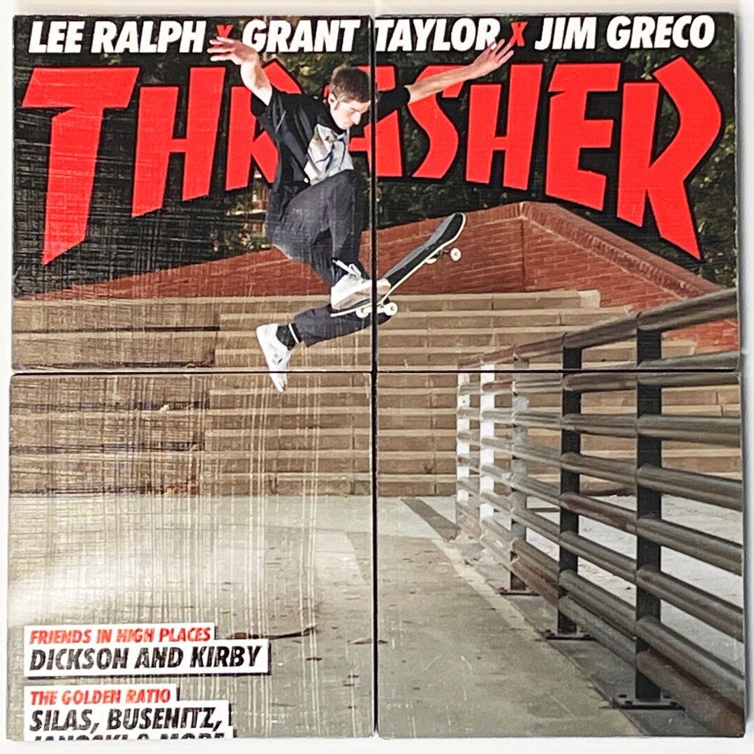 Thrasher Magazine Cover as Drink Coasters Jake Johnson October 2015 ...
