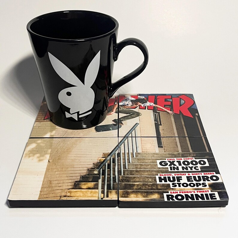 Thrasher Magazine Cover as Drink Coasters Kyle Walker Skater of the ...