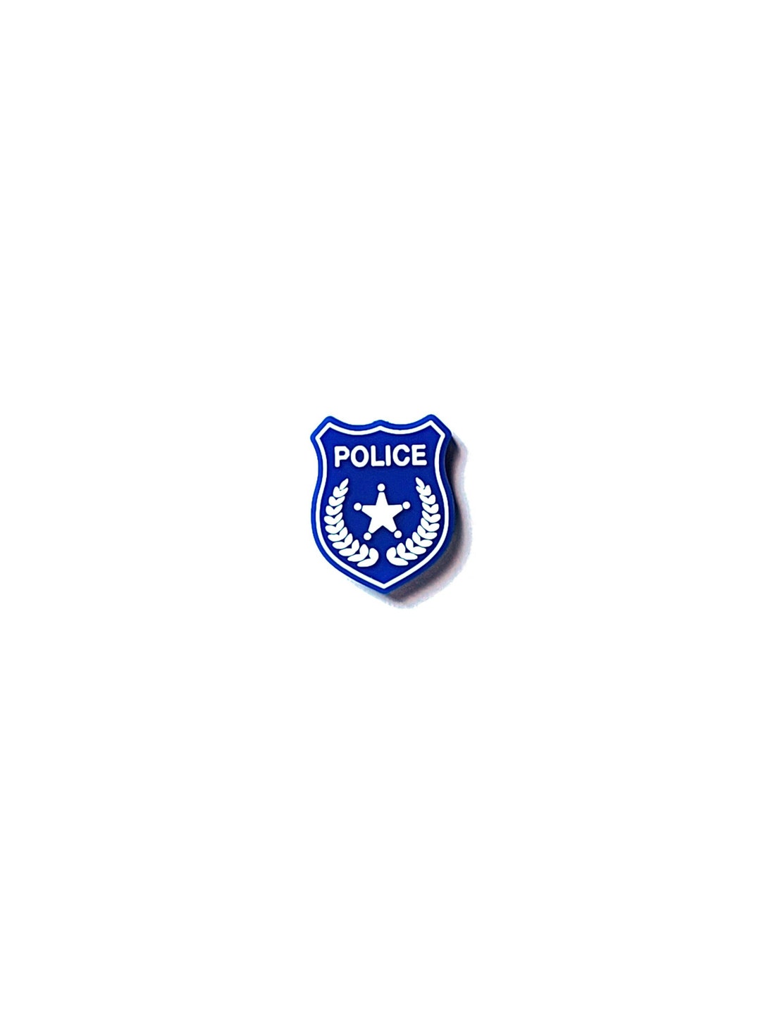 POLICE BADGE Silicone Focal Beads Beadable Pens Beads Focal Jewelry ...