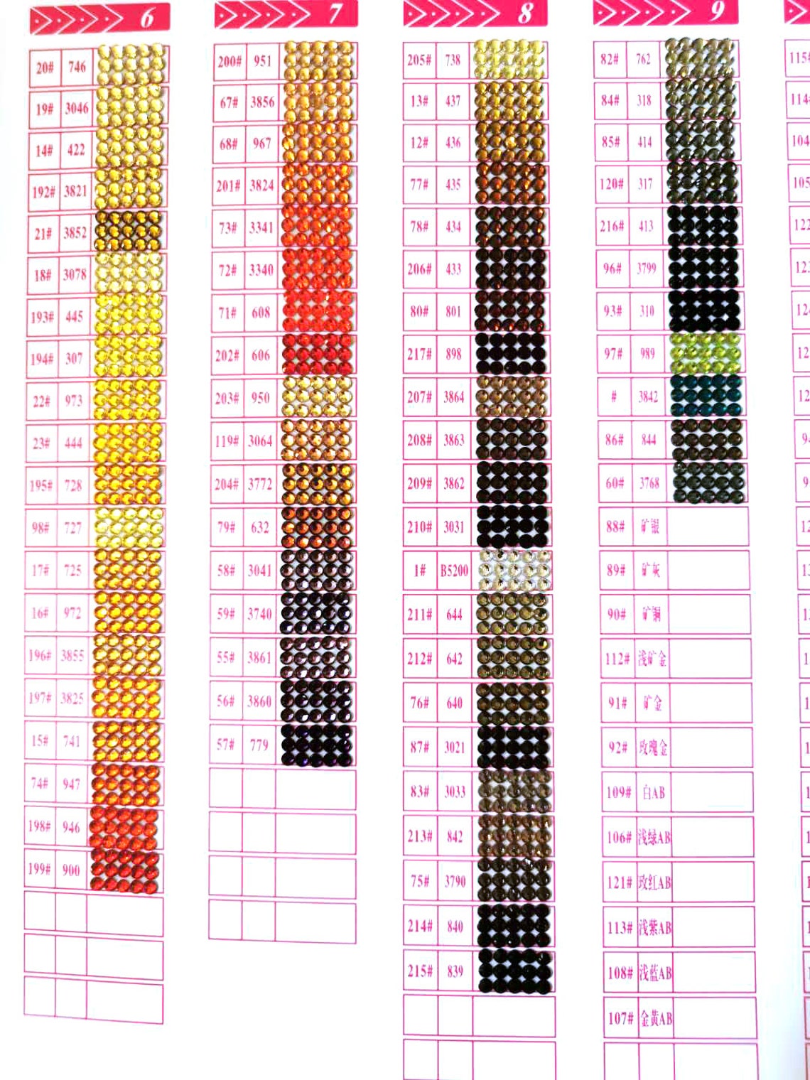 PUNTE ROTONDE CRYSTAL DRILLS Rotonde DMC 3033 Punte Rotonde - Etsy Italia