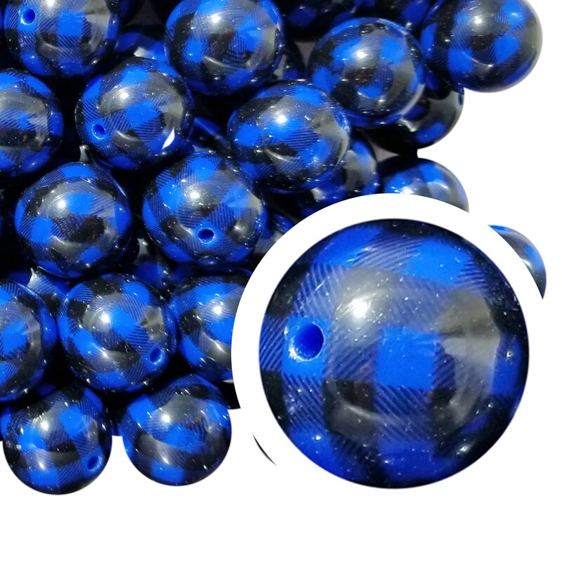 Buffalo Check Beads - Etsy