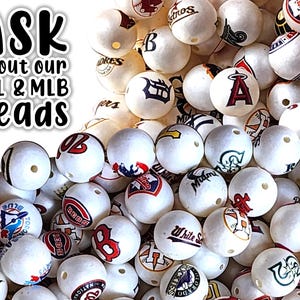 20mm Baseball AB Bubblegum Beads, 20mm Chunky Acrylic Bubble Gum Beads ...