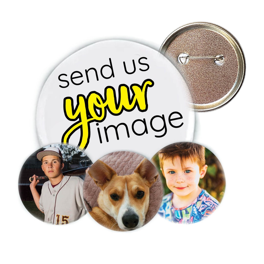 Personalized Custom Photo Pin, Custom Photo Button, Personalized Pin ...