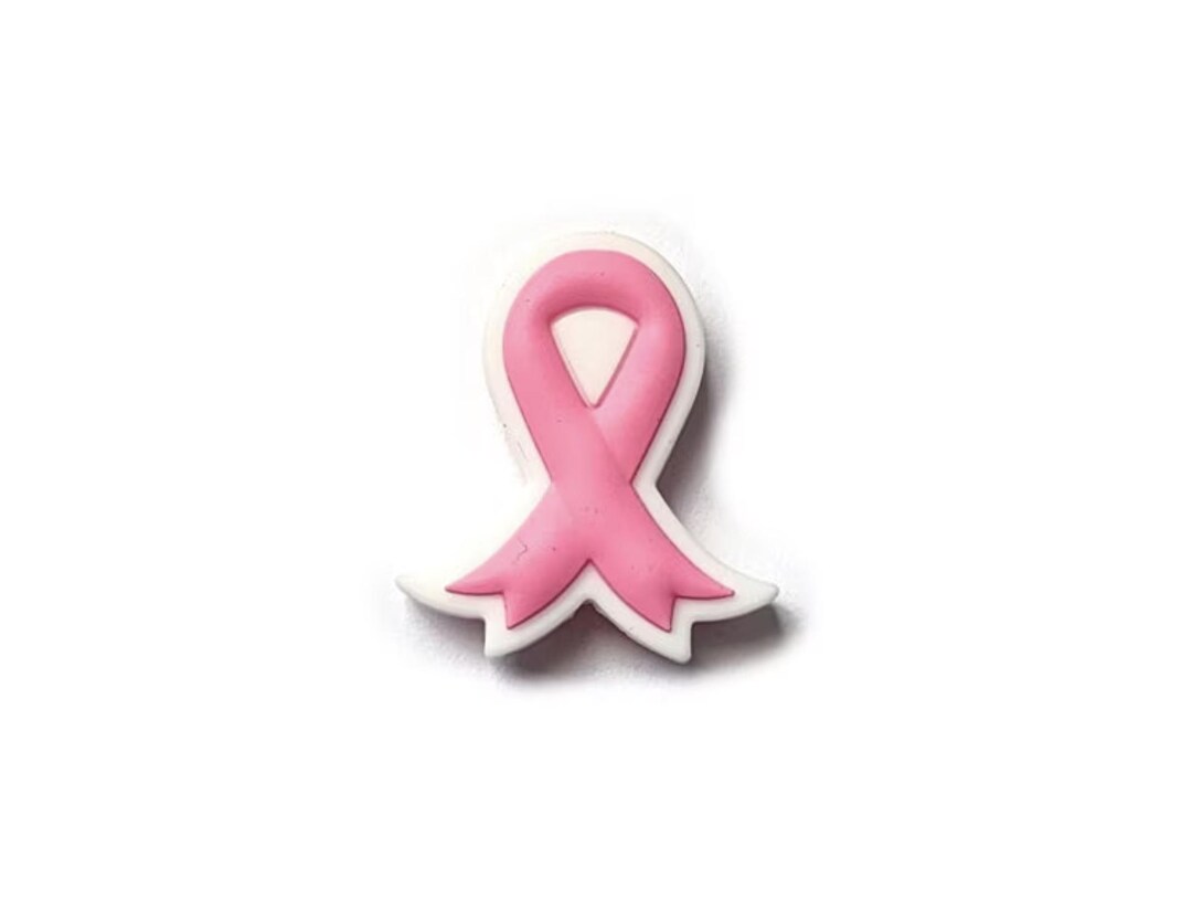 Breast Cancer Ribbon Silicone Focal Beads, Focal Bead for Pen, Silicone ...