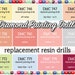 PRINTABLE PDF Diamond Dotz to DMC Colors Conversion Charts Diamond ...