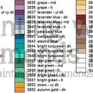 170 Pcs Replacement Resin Diamond Drills Diamond Painting Kits Square Round DMC 3771 3772 3773 ...