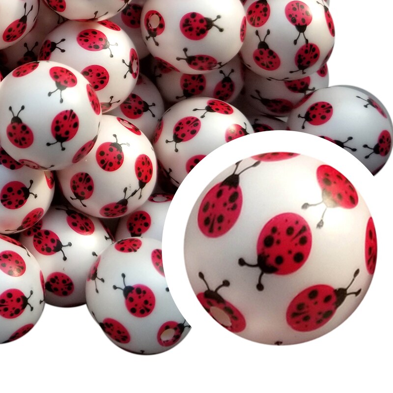 Ladybug Beads - Etsy