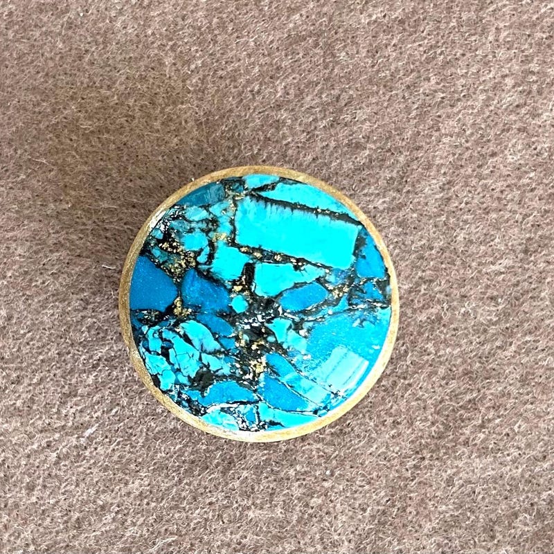 Turquoise Knob - Etsy