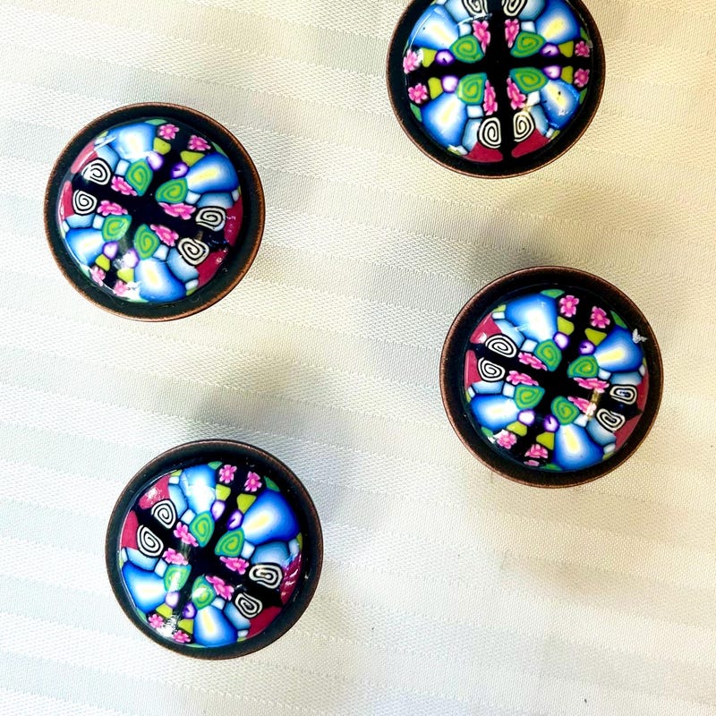 Polymer Clay Knobs - Etsy