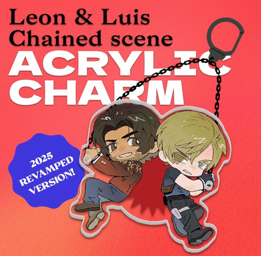 Resident Evil Leon & Luis Acrylic Keychain - Etsy