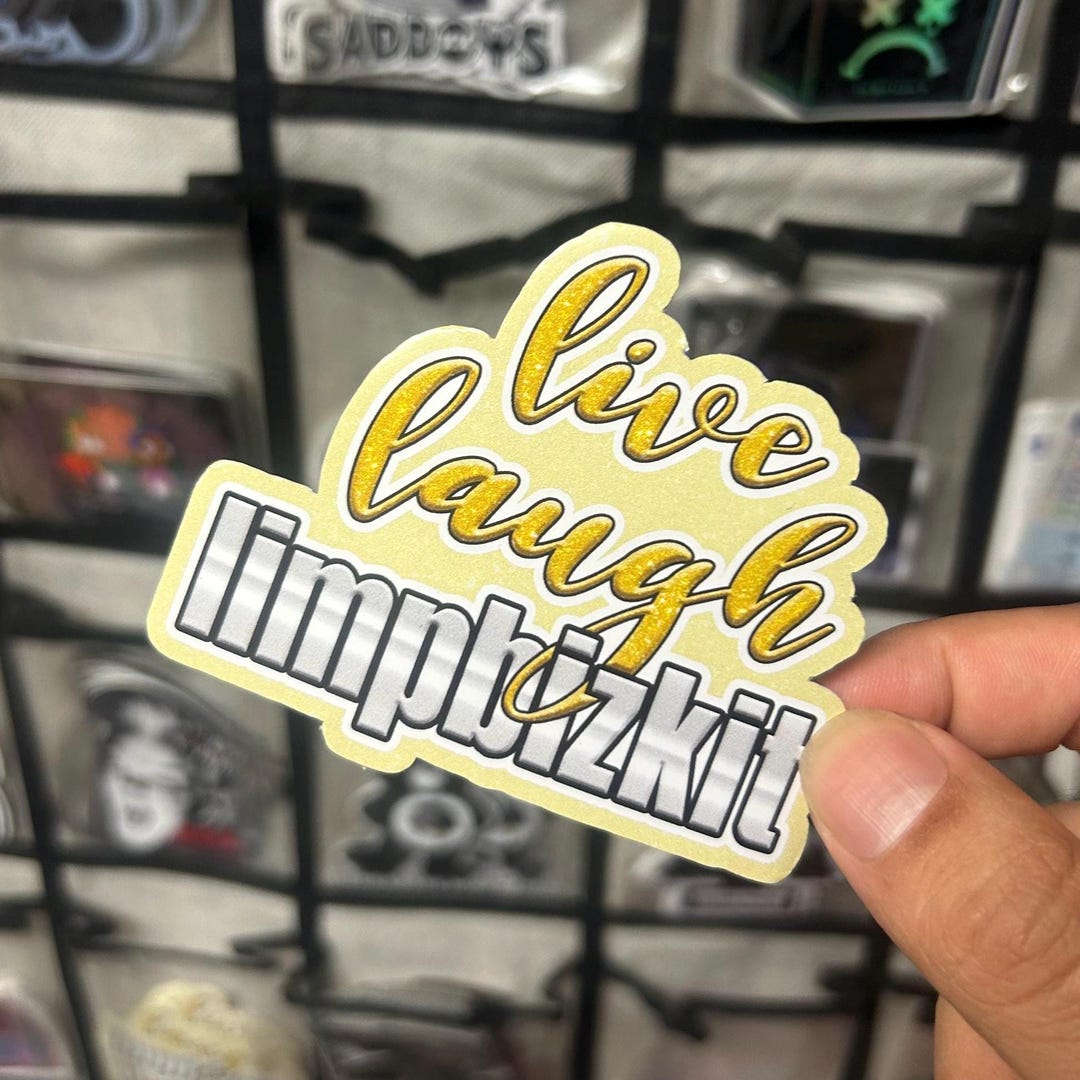 LIVE, LAUGH, LIMPBIZKITS - Sticker - Etsy