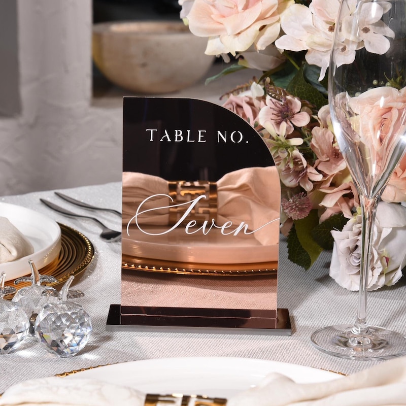 Gold Acrylic Table Stands - Etsy