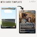 Custom MTG Card Template (digital Download),editable Trading Card in ...