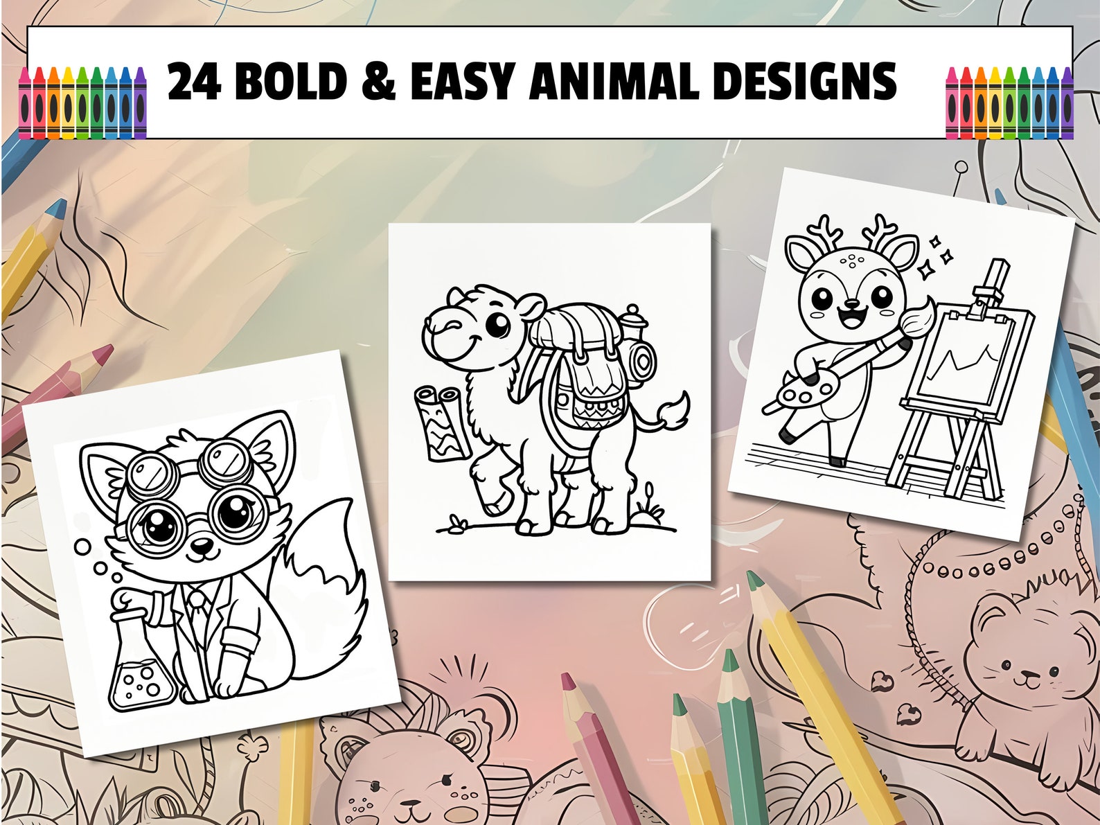 Printable Kids Coloring Book Fun and Educational Digital Activity 24 ...