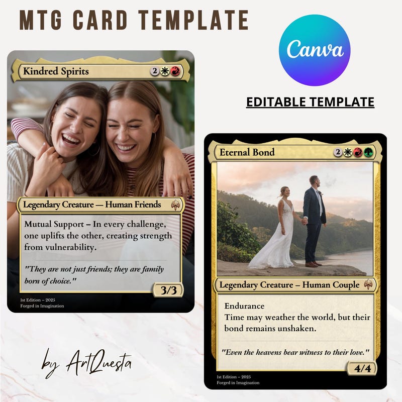Mtg Box With Card Frame - Etsy