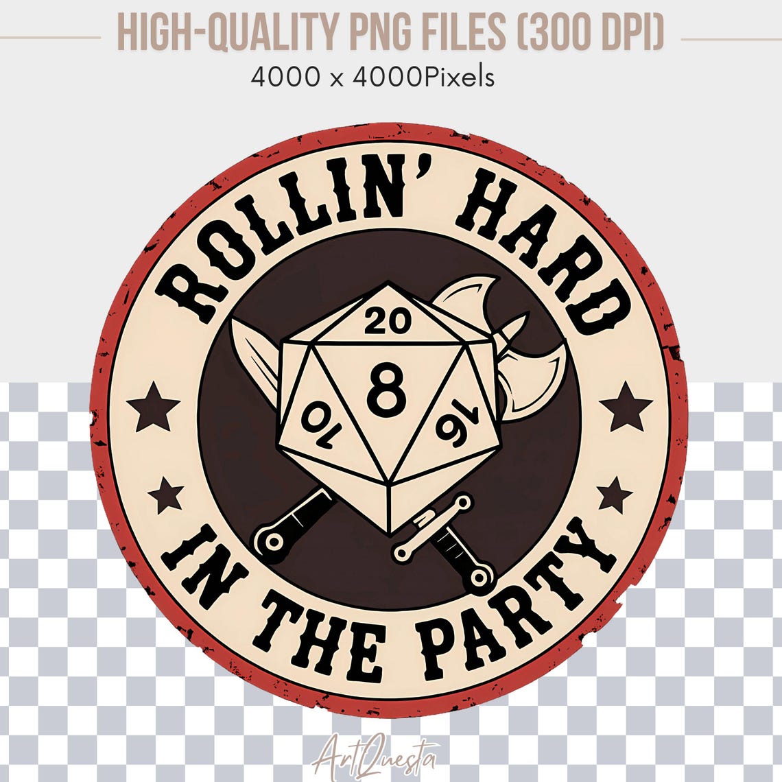 DND Funny Dice PNG Bundle: Chaotic Good TTRPG Clipart (digital Download ...