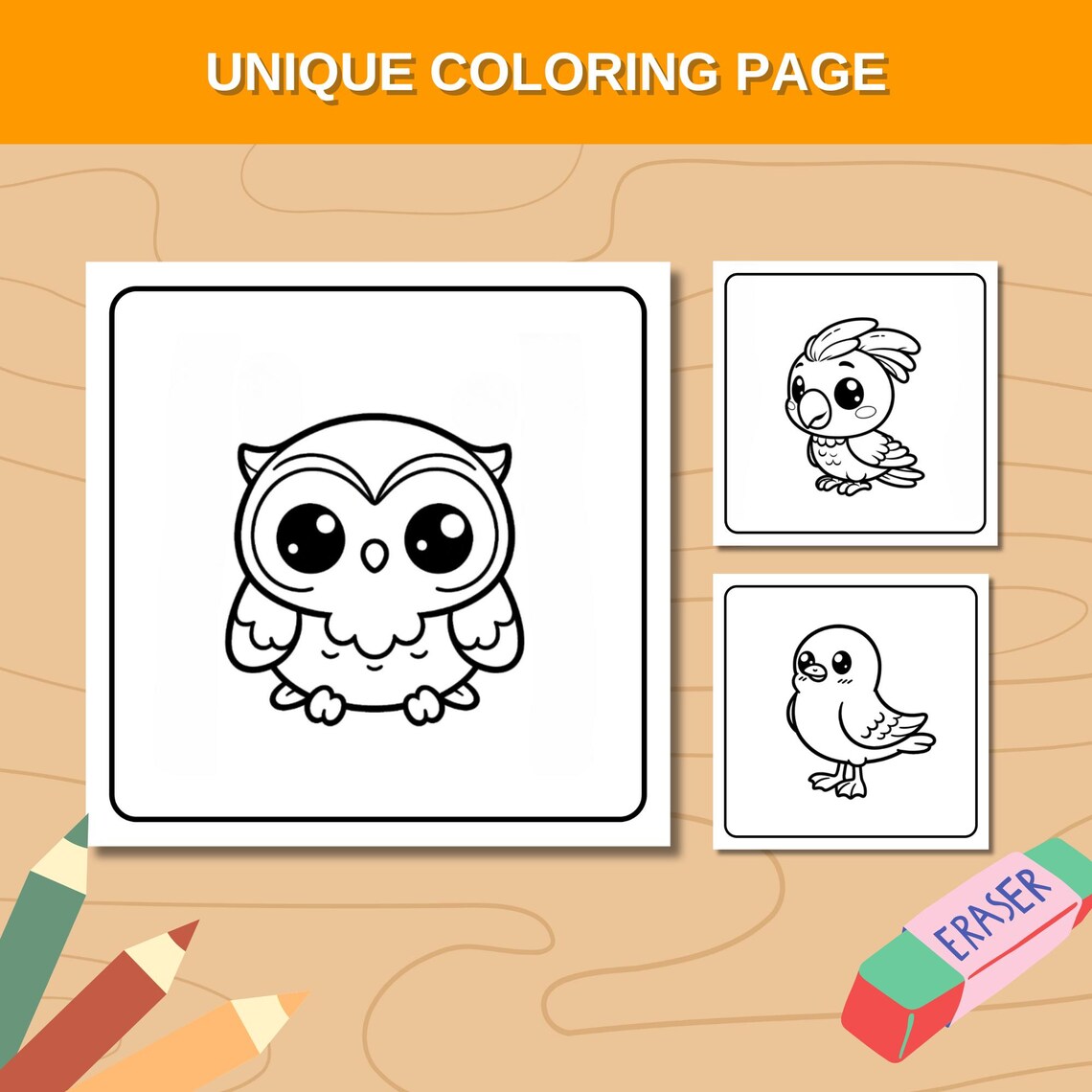 Animal Coloring Pages | for Kids Toddlers Preschoolers Kindergarten ...
