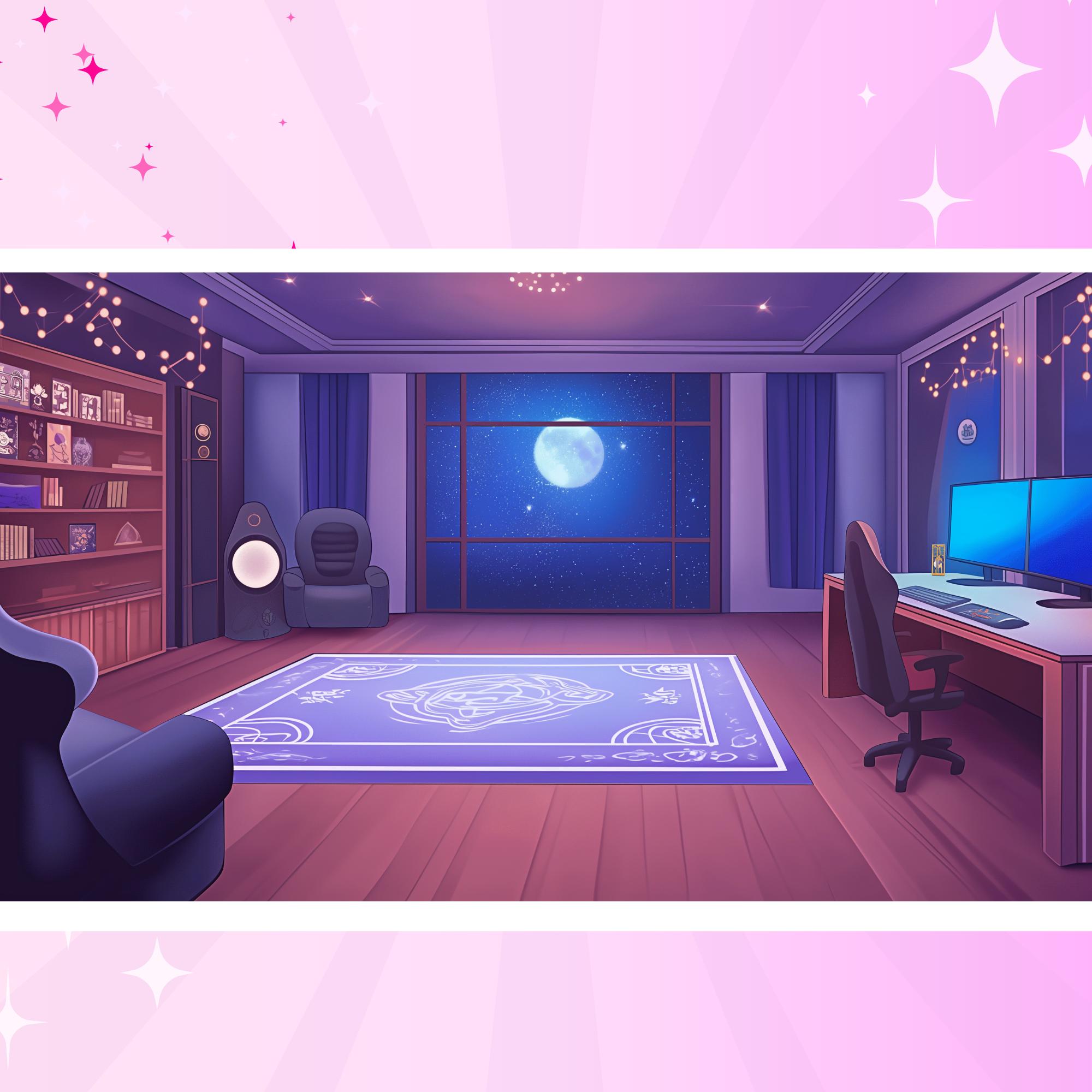 Custom Vtuber Background Youtube Vtuber Assets Vtuber Room Stream ...