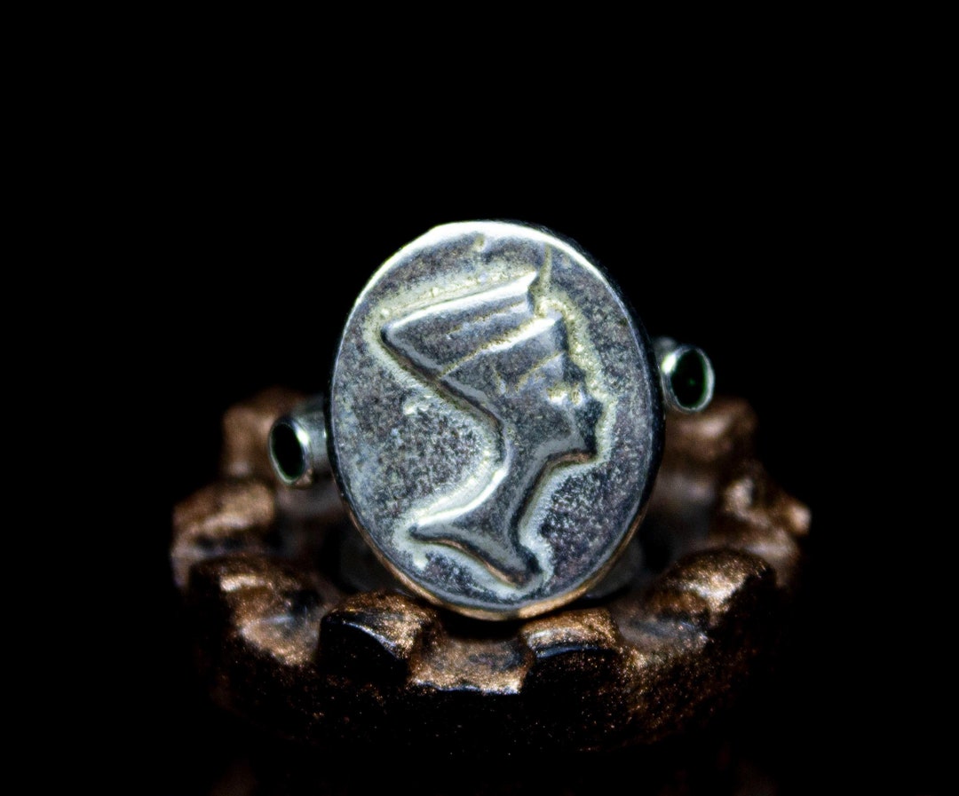 Handmade Nefertiti Coin Ring – 925K Sterling Silver, Ancient Egypt - Etsy