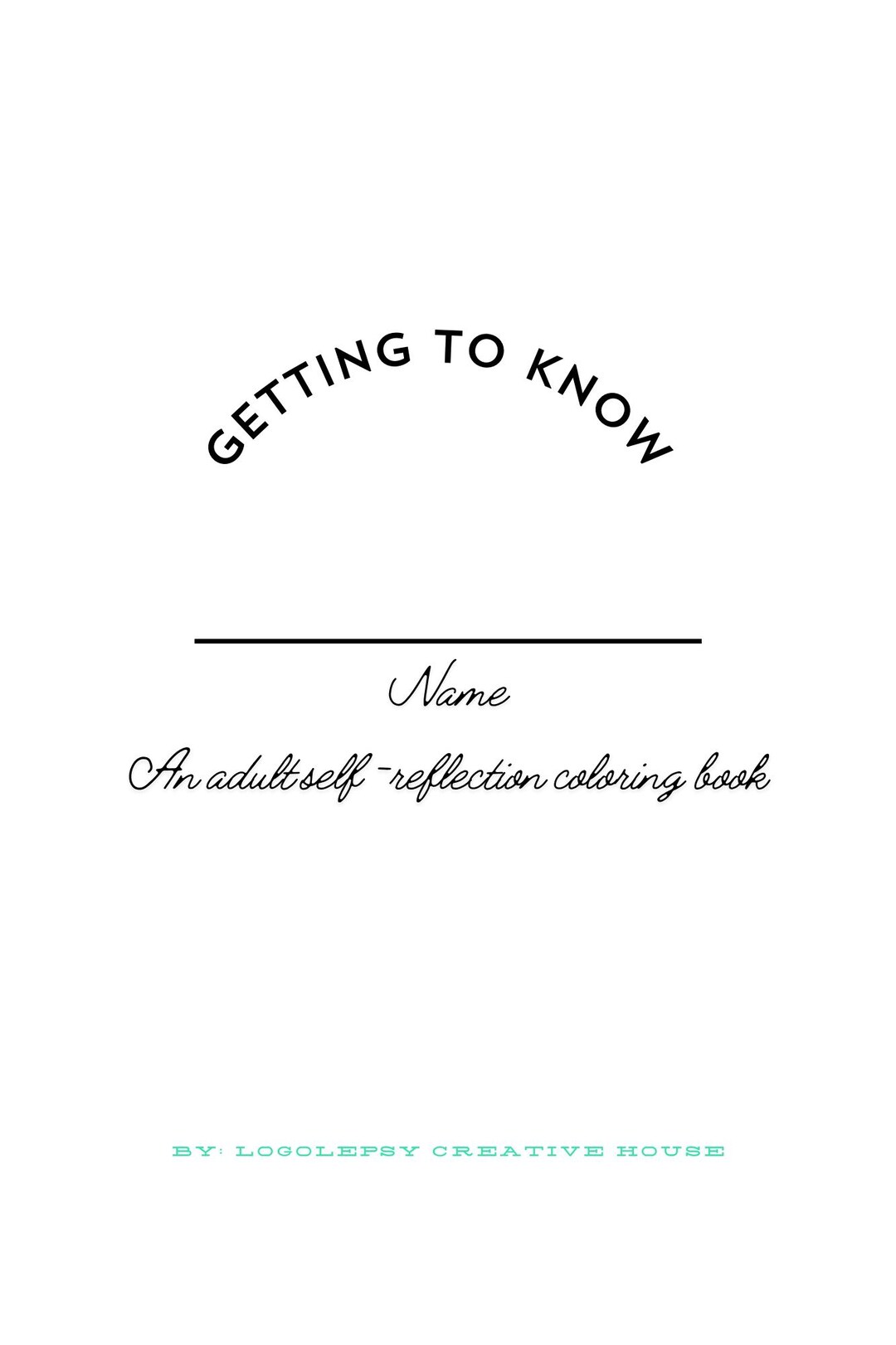 Getting to Know You Coloring Book - Etsy
