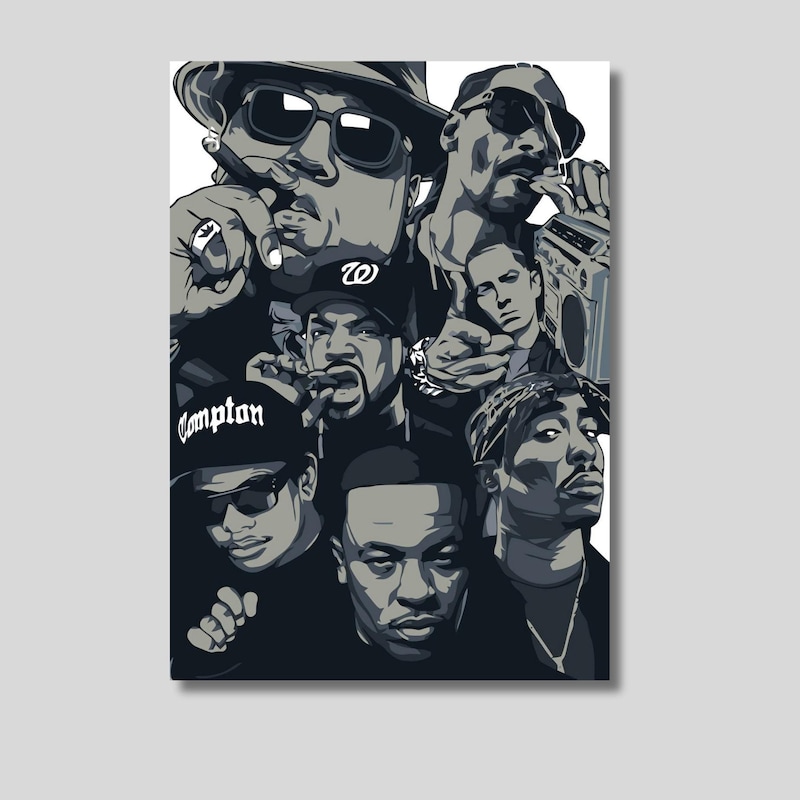 Rapper Poster - Etsy UK