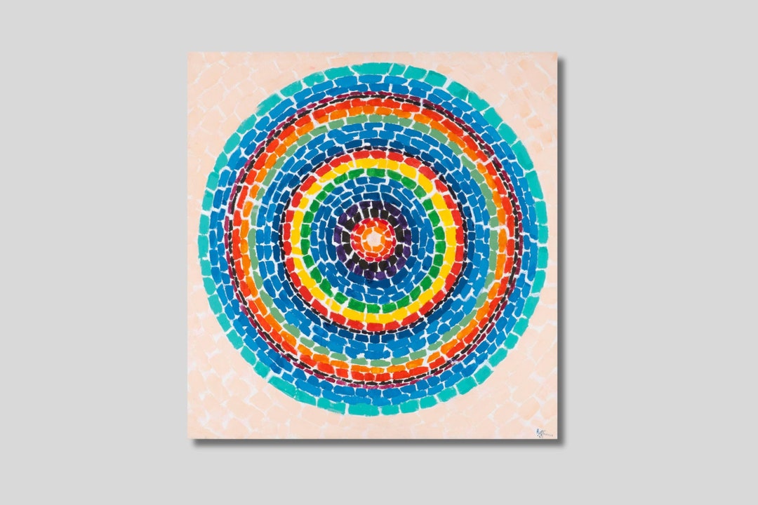 Alma Thomas Abstract Art Canvas Print: Wind Dancing With Spring Flowers ...