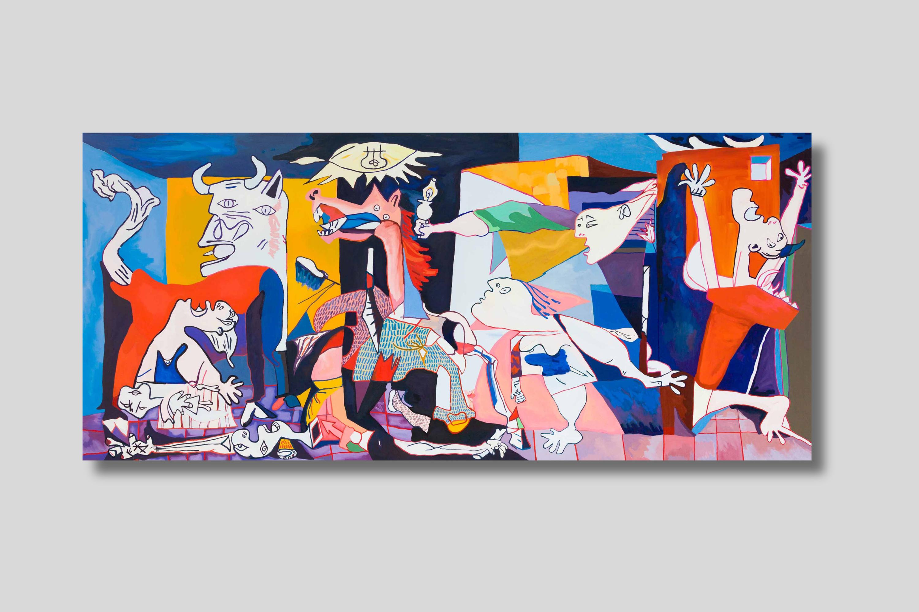 Guernica Canvas Print, Pablo Picasso Guernica Painting Print, Guernica ...