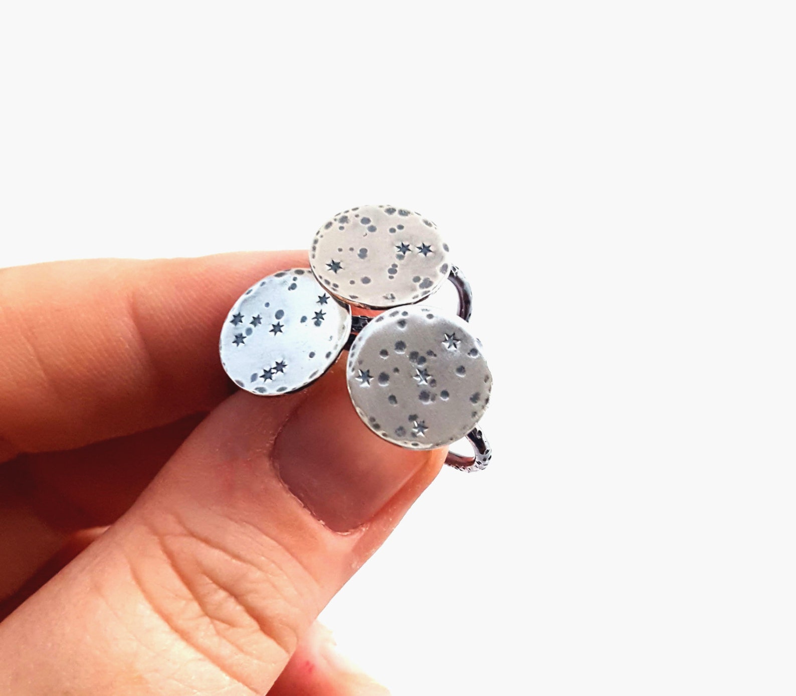 Constellation Ring - Stacking Ring - Star Sign - Stars - Sterling ...