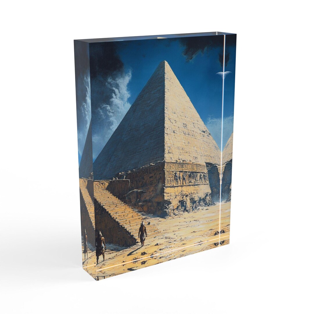 Egypt Pyramid Acrylic Print Photo Block Home Decor - Etsy