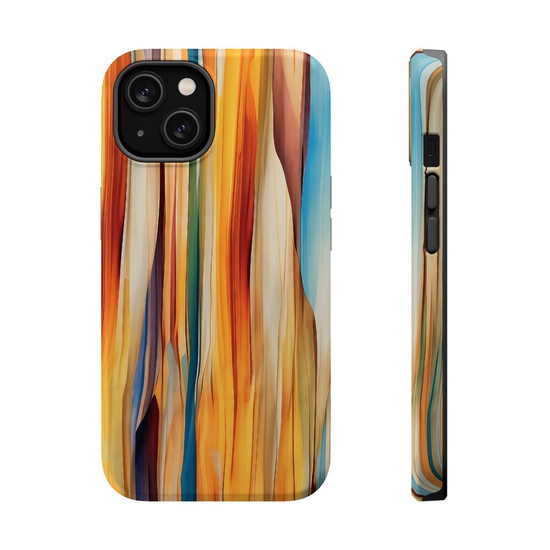 Magsafe Colorful Yellow Oil Paint 3D Look Amazing Magnetic Tough Case ...
