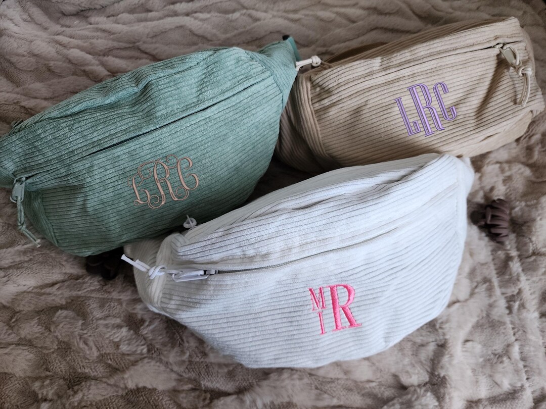 Custom Fanny Pack Monogrammed Personalized Gift Embroidered Waist Pack ...