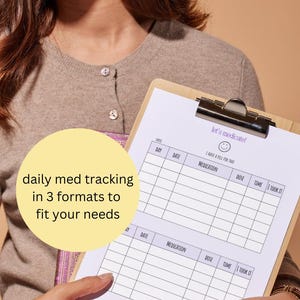 Printable Titration Tracker, Fun Medication Charts & Color Pages ...
